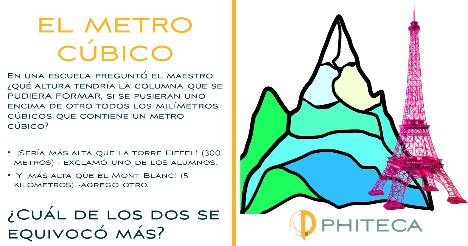 El metro cúbico - Phiteca