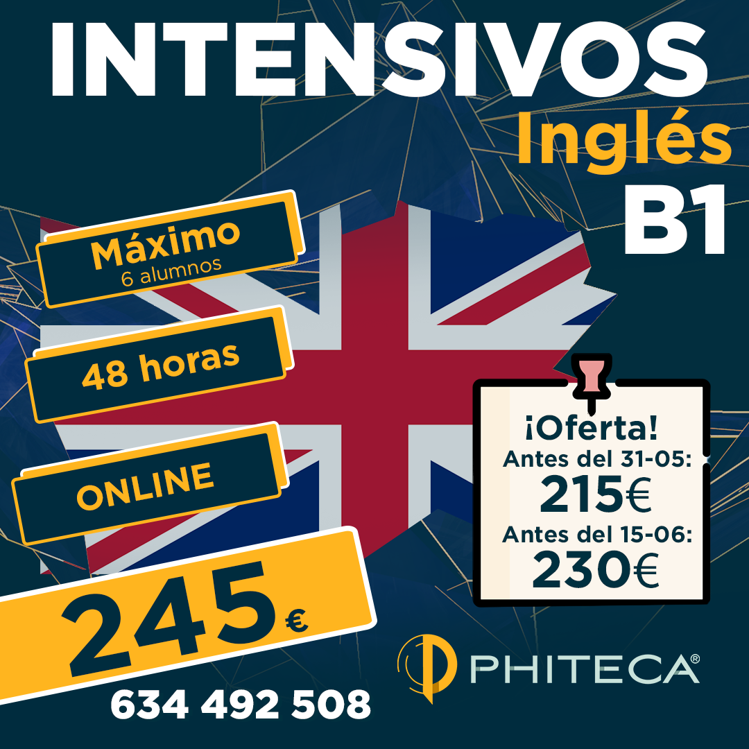 Intensivo de Inglés, B1. - Phiteca